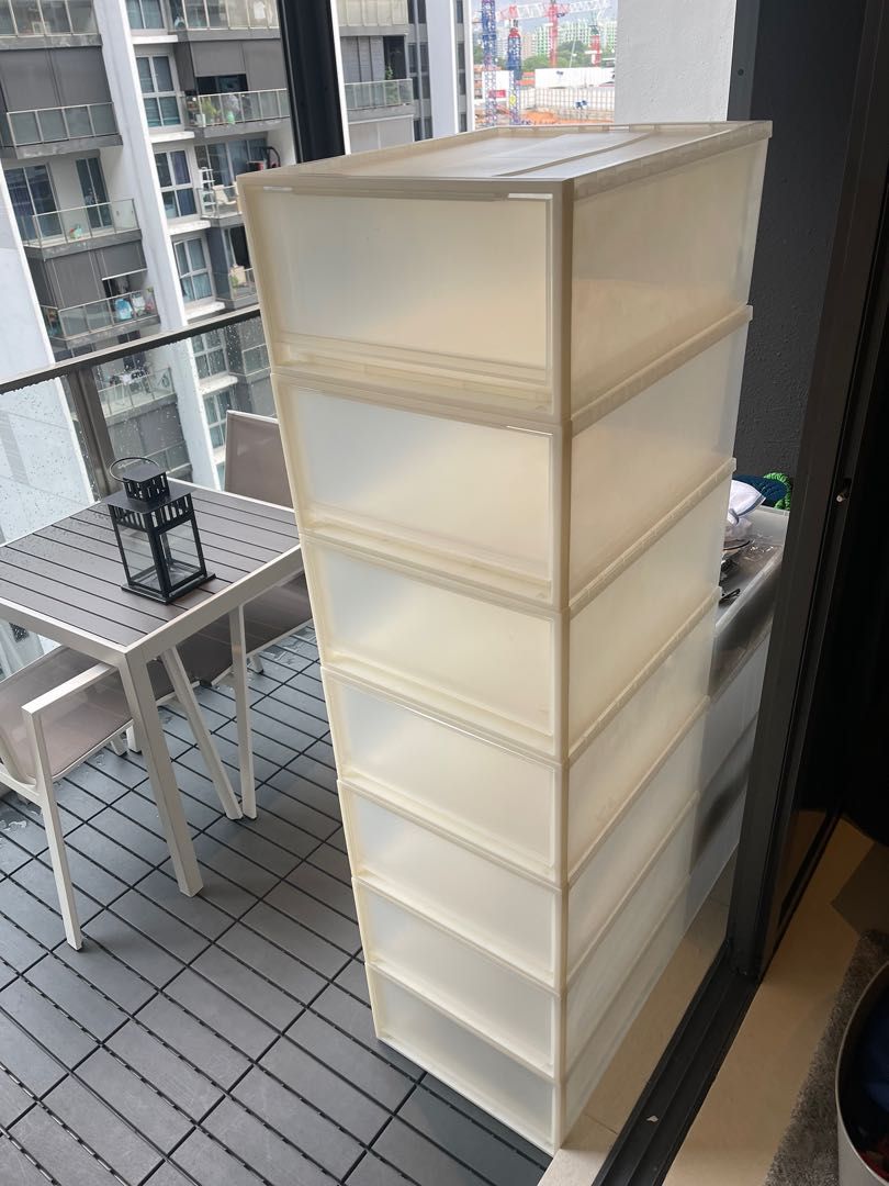 Muji PP Storage Box/ Drawe, Furniture & Home Living, Furniture, Shelves ...