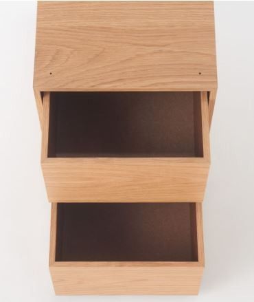 MUJI SUS Wooden Storage W25.7xD37xH34.2cm - LSSG0697, Furniture & Home ...