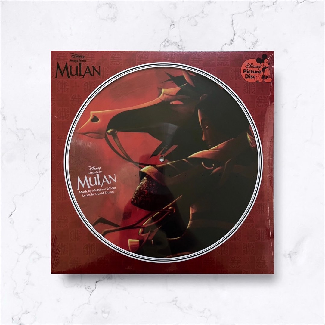 Mulan - The Songs - Vinyl LP Plaka Disney Soundtrack Lea Salonga ...