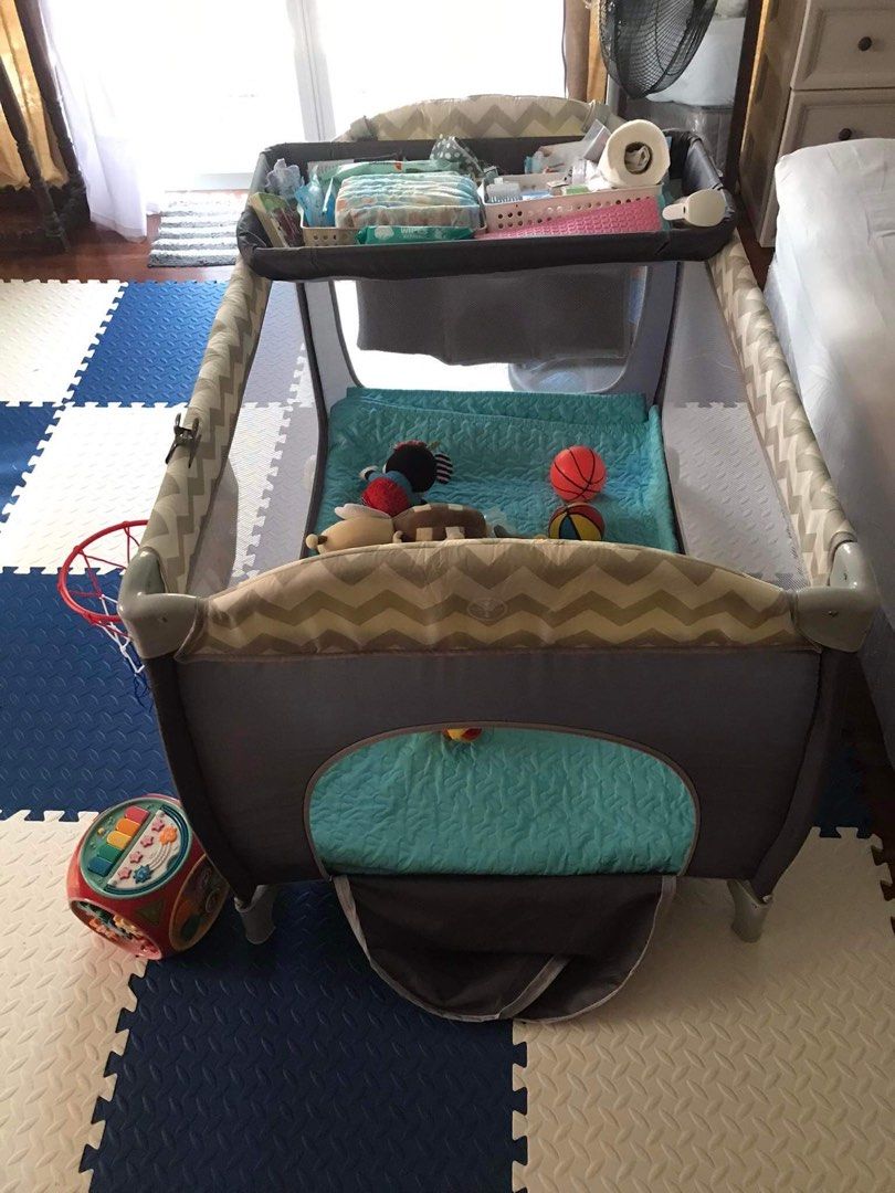 Multifunctional Baby Crib. Portable 2 level., Babies & Kids, Baby ...