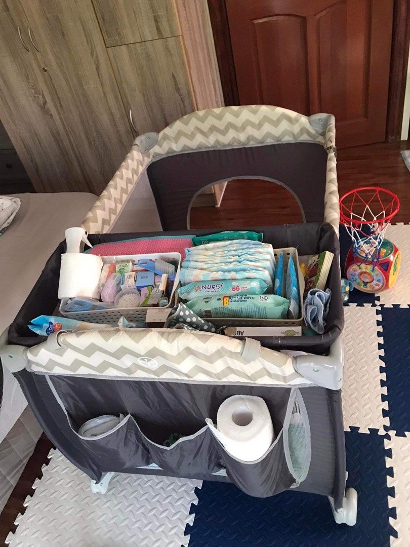 Multifunctional Baby Crib. Portable 2 level., Babies & Kids, Baby ...