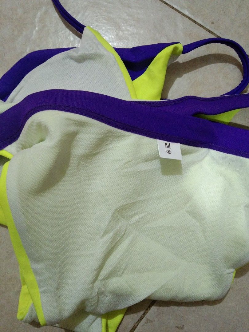 Neon two piece swimsuit, Women's Fashion, Swimwear, Bikinis & Swimsuits ...