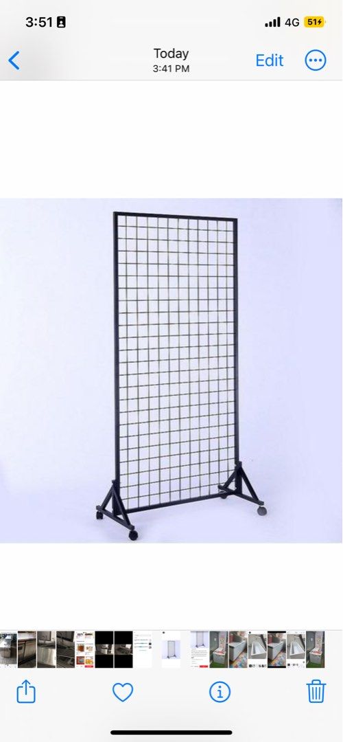 Netting Frame Display Stand Wire Mesh, Furniture & Home Living, Home ...