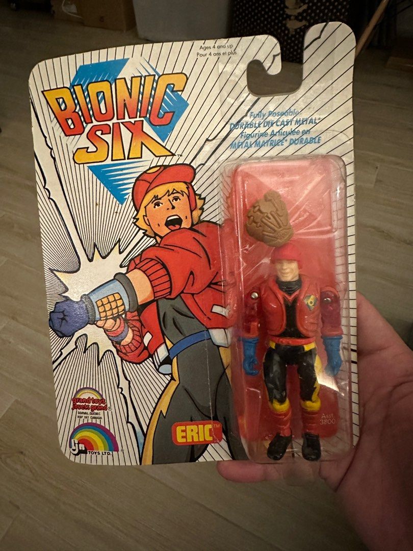 New 1986 MOC vintage Bionic Six - Eric, Hobbies & Toys, Toys & Games on Carousell