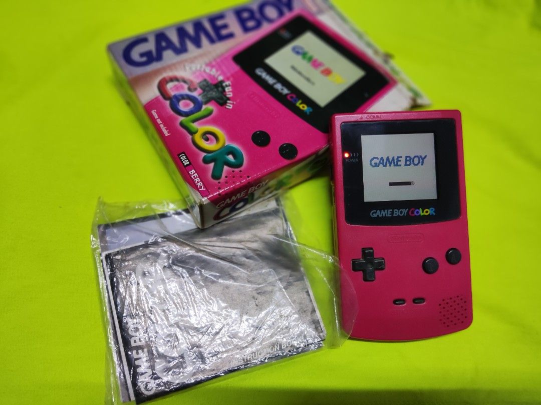Nintendo Gameboy Color Berry, Video Gaming, Video Game Consoles ...