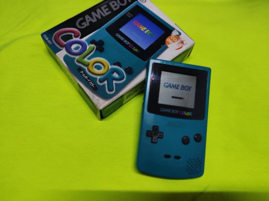 Nintendo Gameboy Color Teal, Video Gaming, Video Game Consoles ...