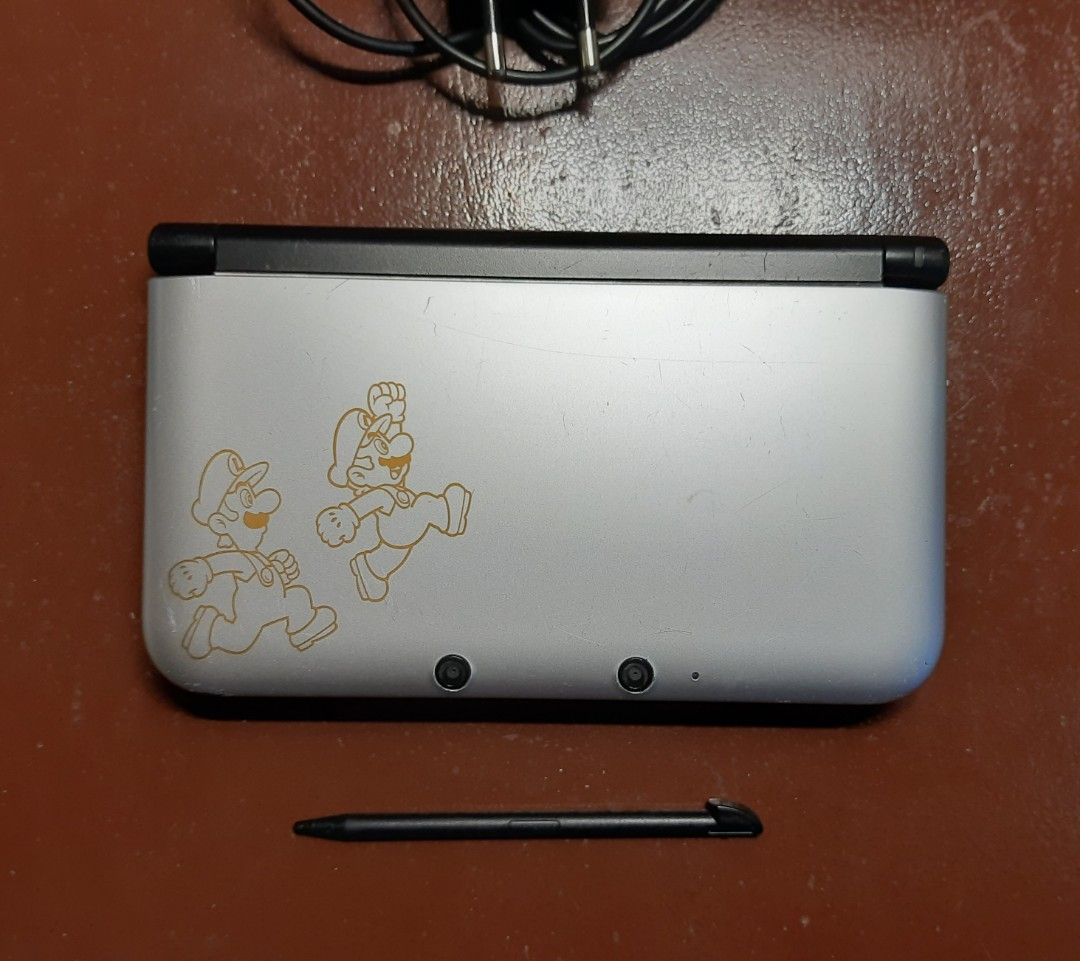 Nintendo Old 3DS XL Silver Mario & Luigi Limited Edition (US Version & Non CFW), Video Gaming ...