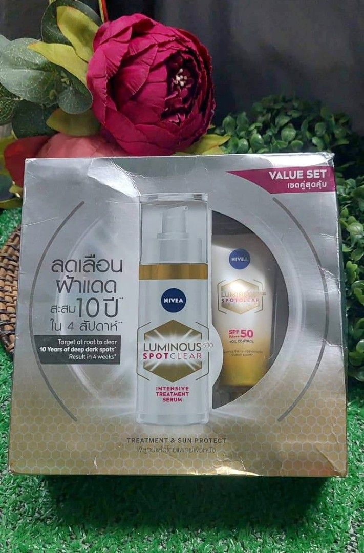 NIVEA Face Luminous 630 Spotclear Value Set: Intensive Treatment Serum ...