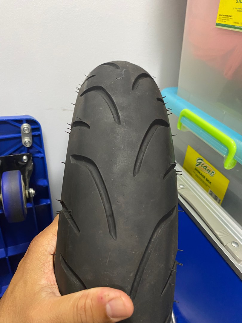 NMAX V2 Front Tyre & Rim, Motorcycles, Motorcycle Accessories on Carousell