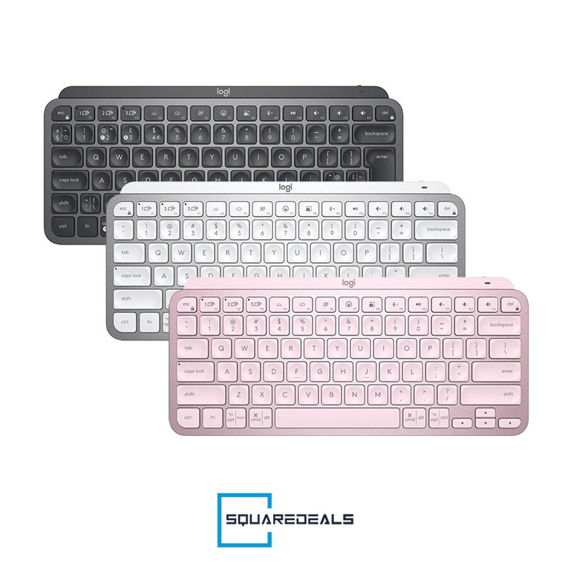 Logitech MX Keys Mini Minimalist Wireless Illuminated Keyboard All ...