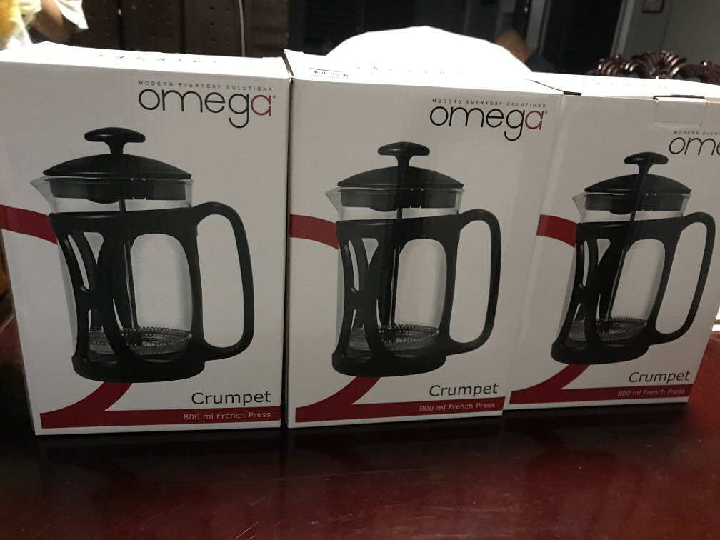 Omega cumpet 800ml French Press, TV & Home Appliances, Kitchen ...