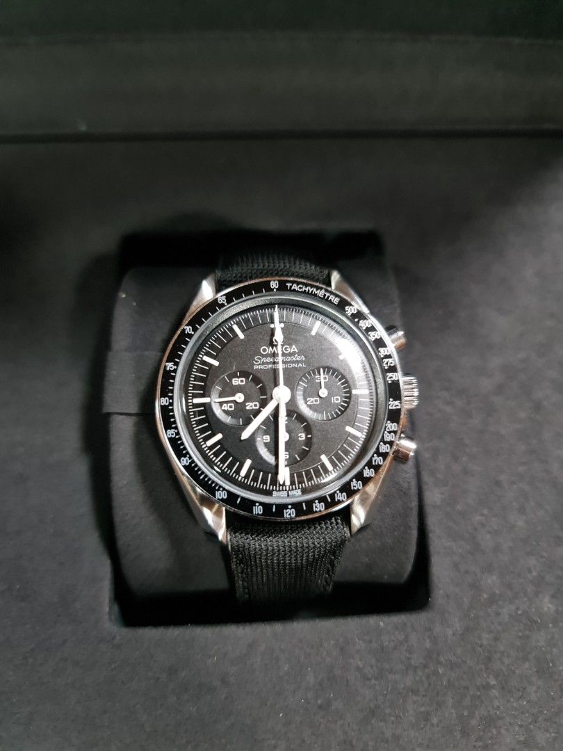 Omega Speedmaster Professional Moonwatch 42mm Nylon Strap, Luxury ...