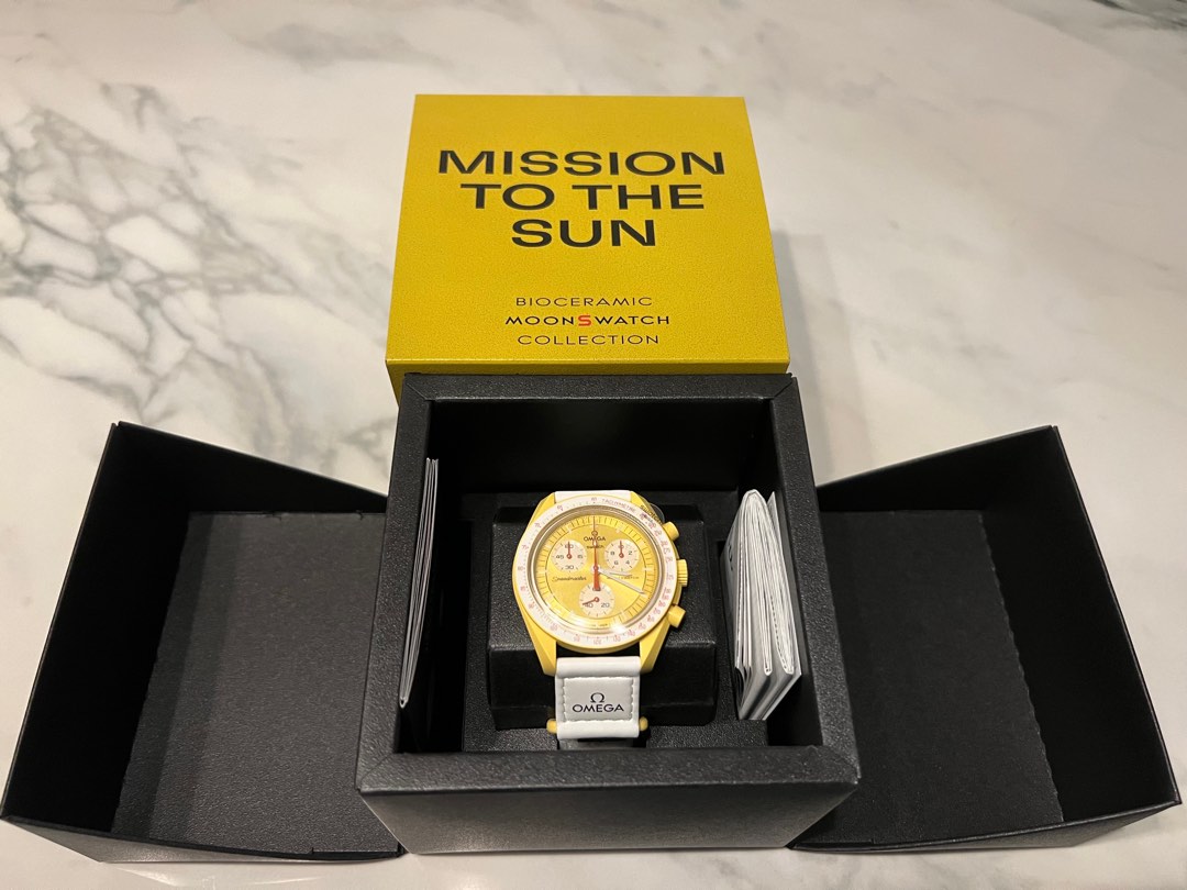 Omega x Swatch Moonswatch Collection (Sun), Luxury, Watches on Carousell