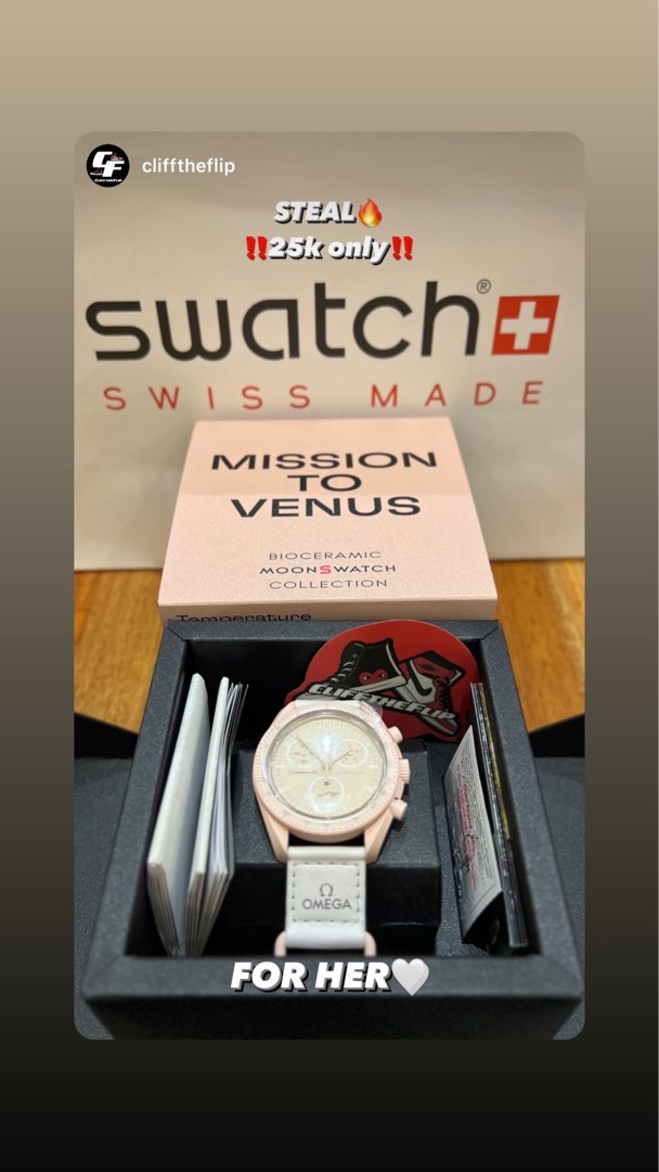 Omega x Swatch venus, Men's Fashion, Watches & Accessories, Watches on ...