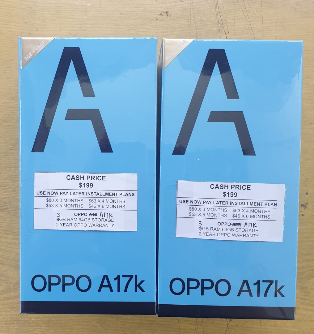 Oppo A17k 3gb ram 64gb Local New Set, Mobile Phones & Gadgets, Mobile ...