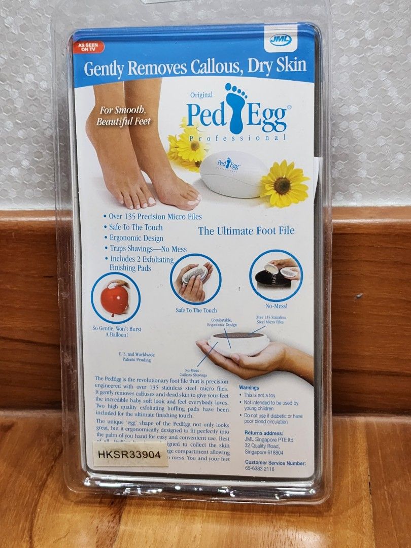 Original Ped Egg - The Ultimate Foot File, Beauty & Personal Care, Foot ...