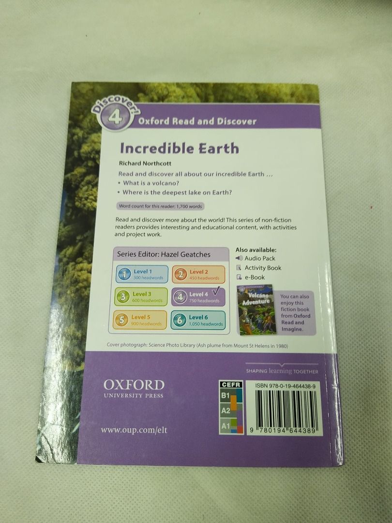 Oxford Incredible Earth (BSG-T01-104)(BS02), 興趣及遊戲, 書本 & 文具, 雜誌及其他 ...