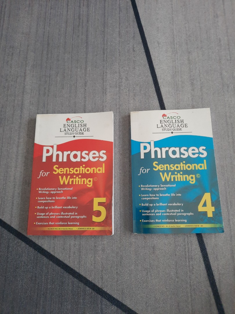 P4 and P5 Casco English Phrases for composition writing. $4 each ...