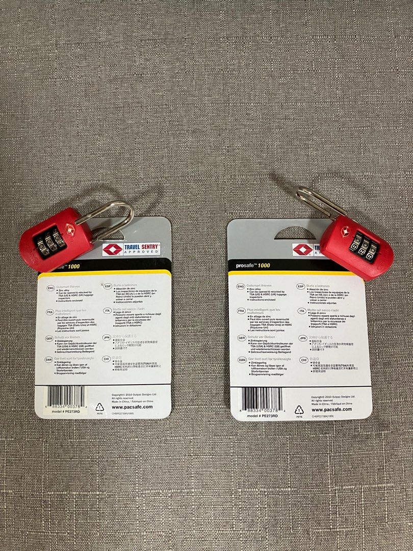 Pacsafe lock, Furniture & Home Living, Security & Locks, Locks, Doors ...