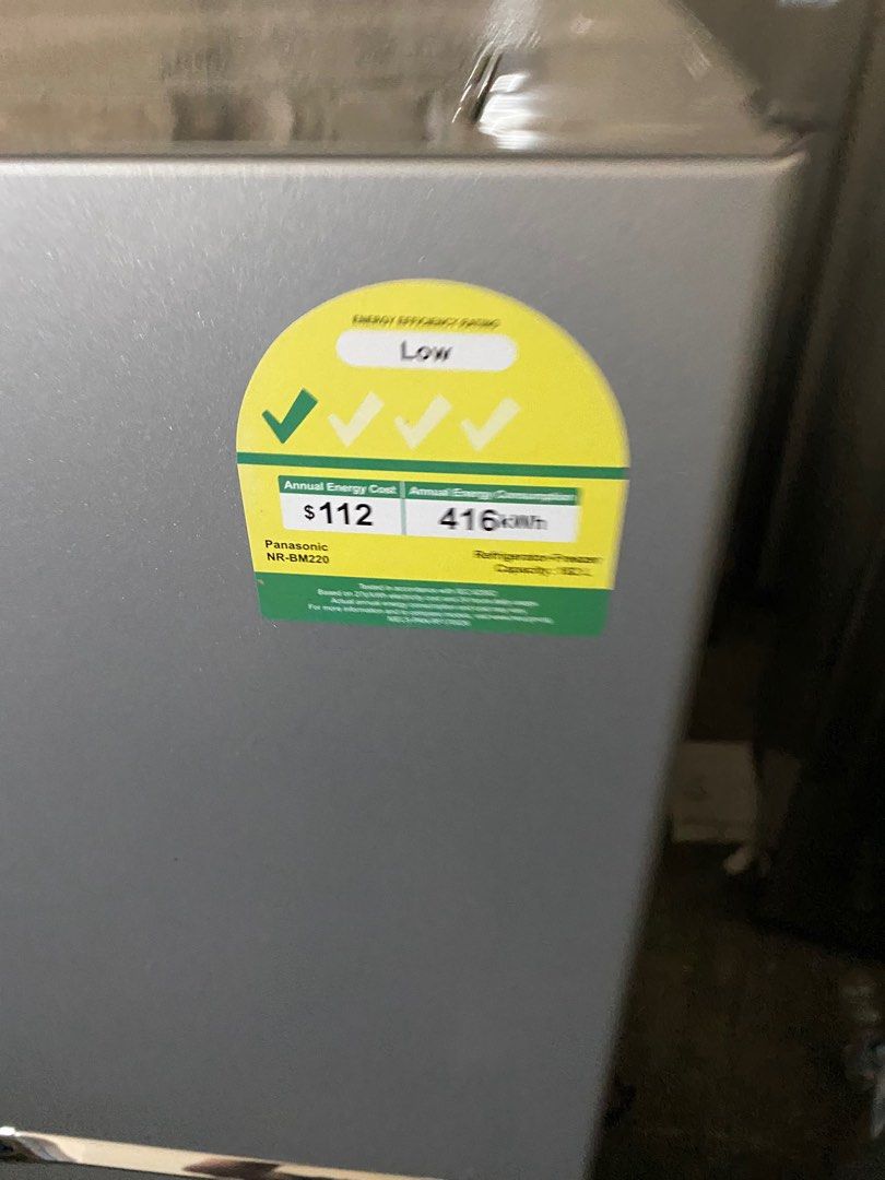 Panasonic 182l 2 door fridge / refrigerator, TV & Home Appliances, Kitchen Appliances ...