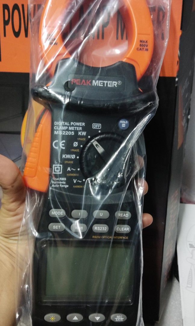 PEAKMETER MS2205 Multimeter Three-Phase Clamp Meter Multi-Function ... PEAKMETER MS2205 Multimeter Three-Phase Clamp Meter Multi-Function ...