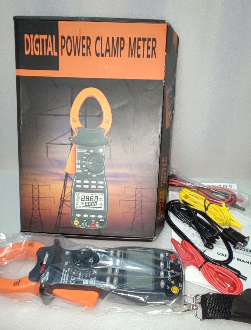 PEAKMETER MS2205 Multimeter Three-Phase Clamp Meter Multi-Function ... PEAKMETER MS2205 Multimeter Three-Phase Clamp Meter Multi-Function ...
