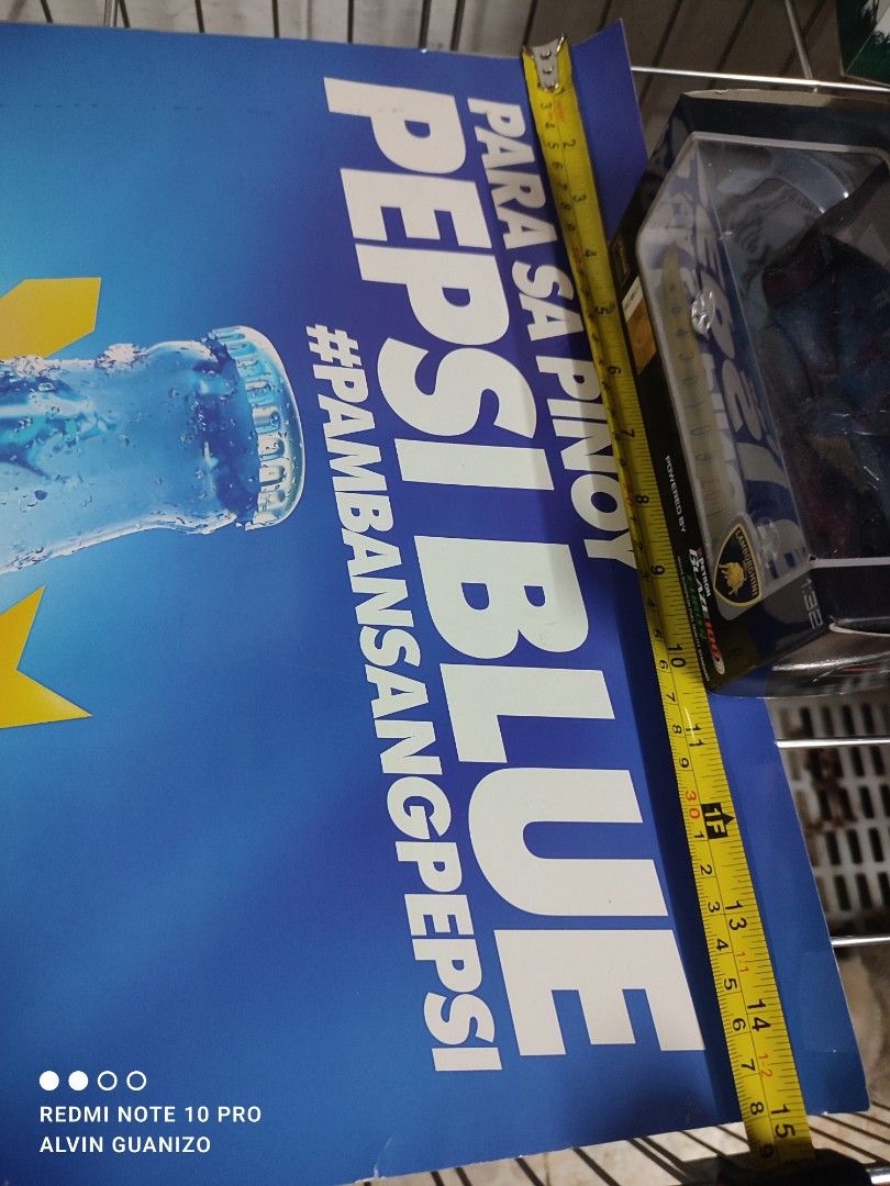 Pepsi Blue Legit Poster, Hobbies & Toys, Memorabilia & Collectibles ...