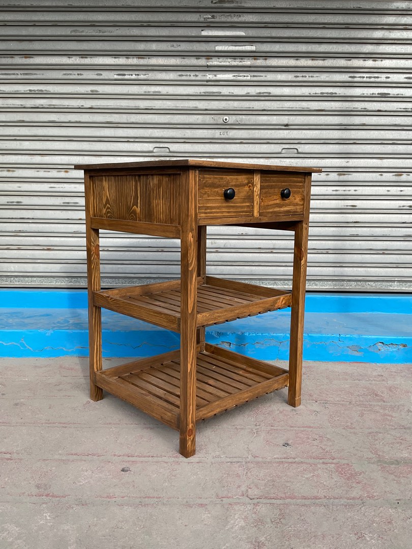 Pine wood kitchen table with drawers brand new, Furniture & Home Living ...