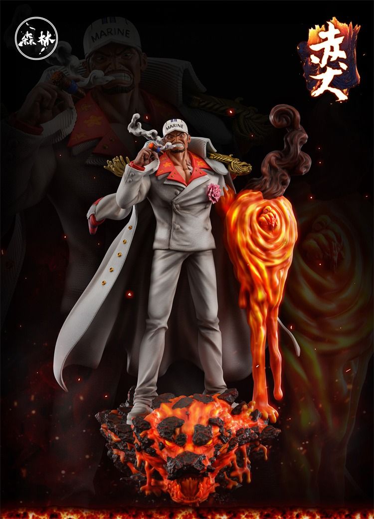 [PO] Forest Studio - One Piece Akainu And Aokiji - statues GK, Hobbies ...