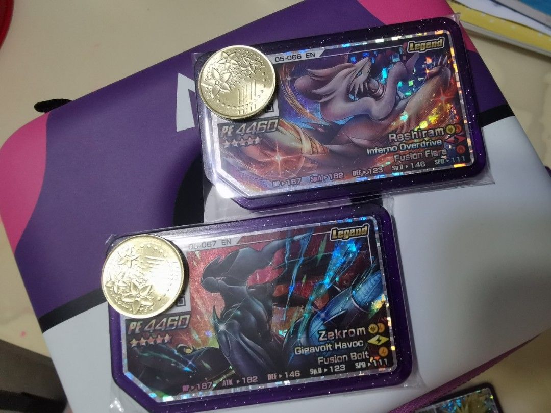 Pokemon gaole Legend 1 5 stars Mew Mewtwo X Y Zekrom Reshiram Zapdos ...