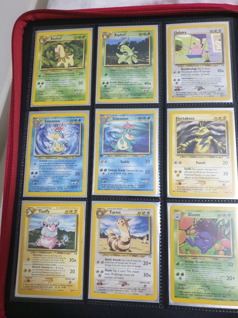 POKEMON NEO GENESIS MASTER SET, Hobbies & Toys, Toys & Games on Carousell
