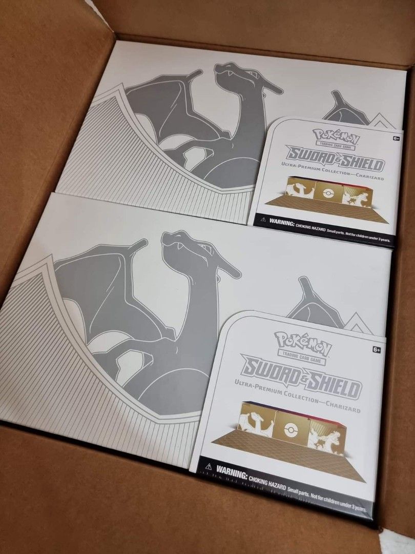 Pokemon TCG Charizard Ultra Premium Collection Box, Hobbies & Toys ...