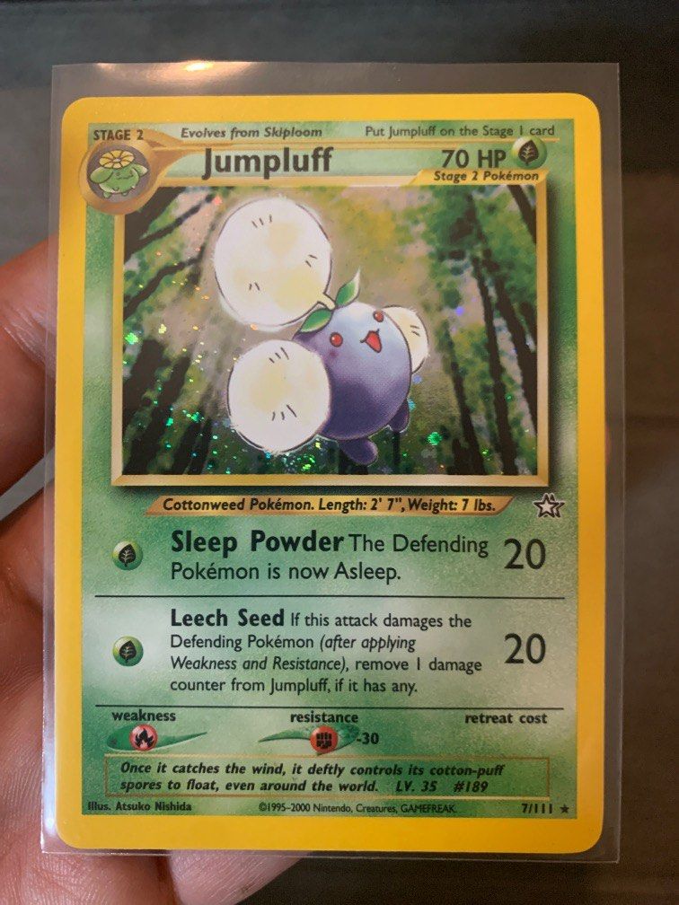 Pokemon tcg Jumpluff, Hobbies & Toys, Toys & Games on Carousell