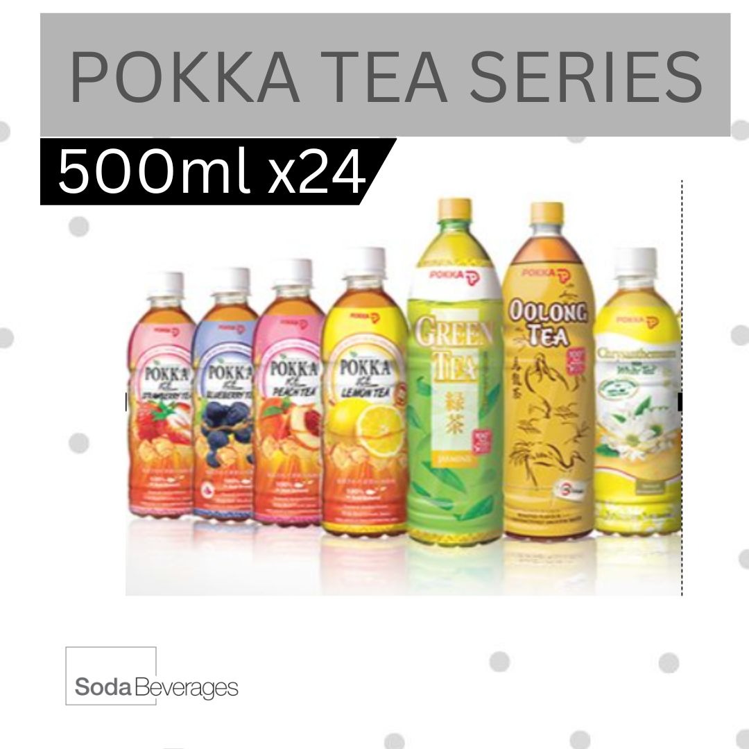 POKKA TEA SERIES (500ML X 24), Food & Drinks, Beverages on Carousell