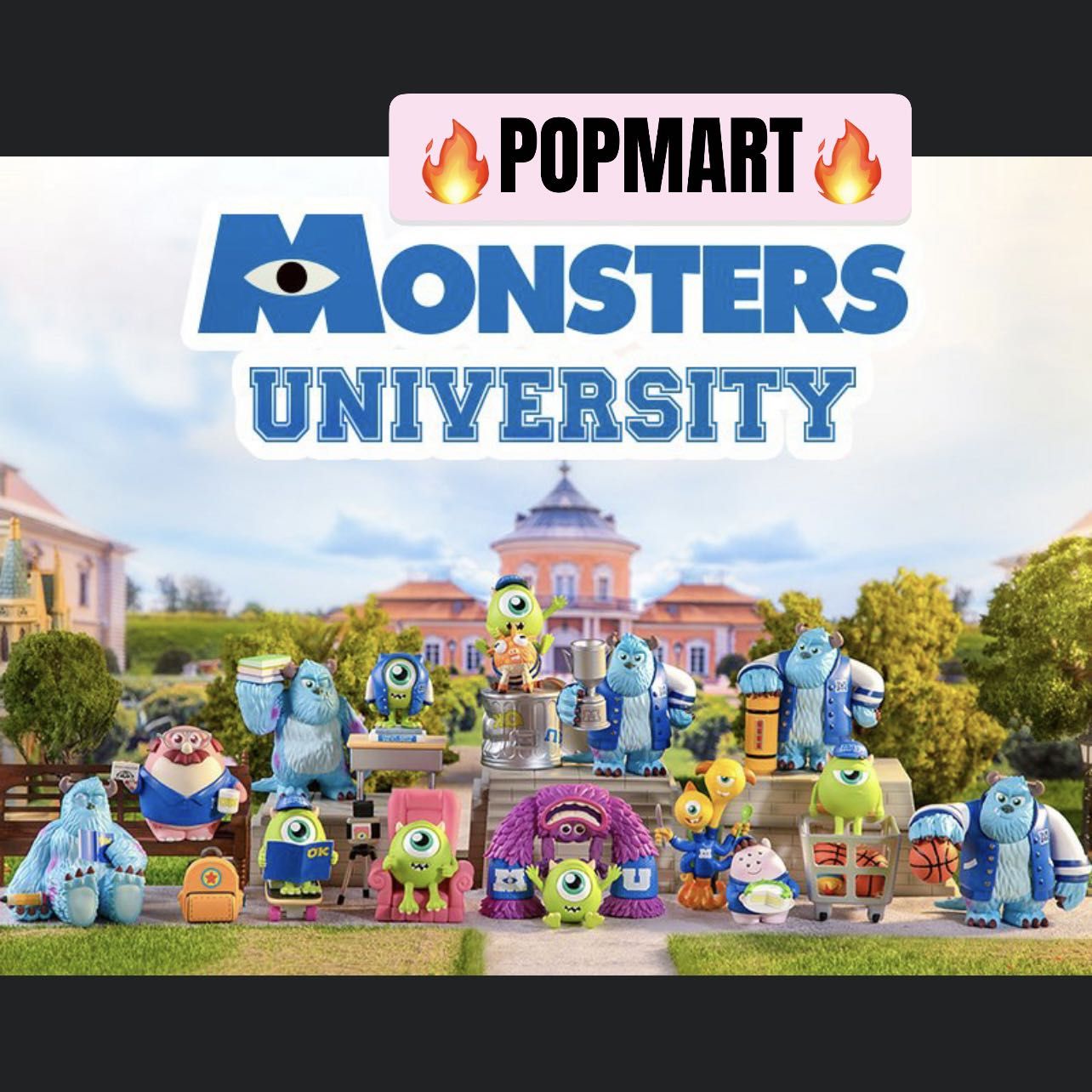 POPMART - Disney/Pixar Monster University Blinbox FULL SET, Hobbies ...