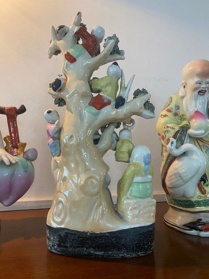 Porcelain Chinese Tree of Longevity Children, Hobbies & Toys ...