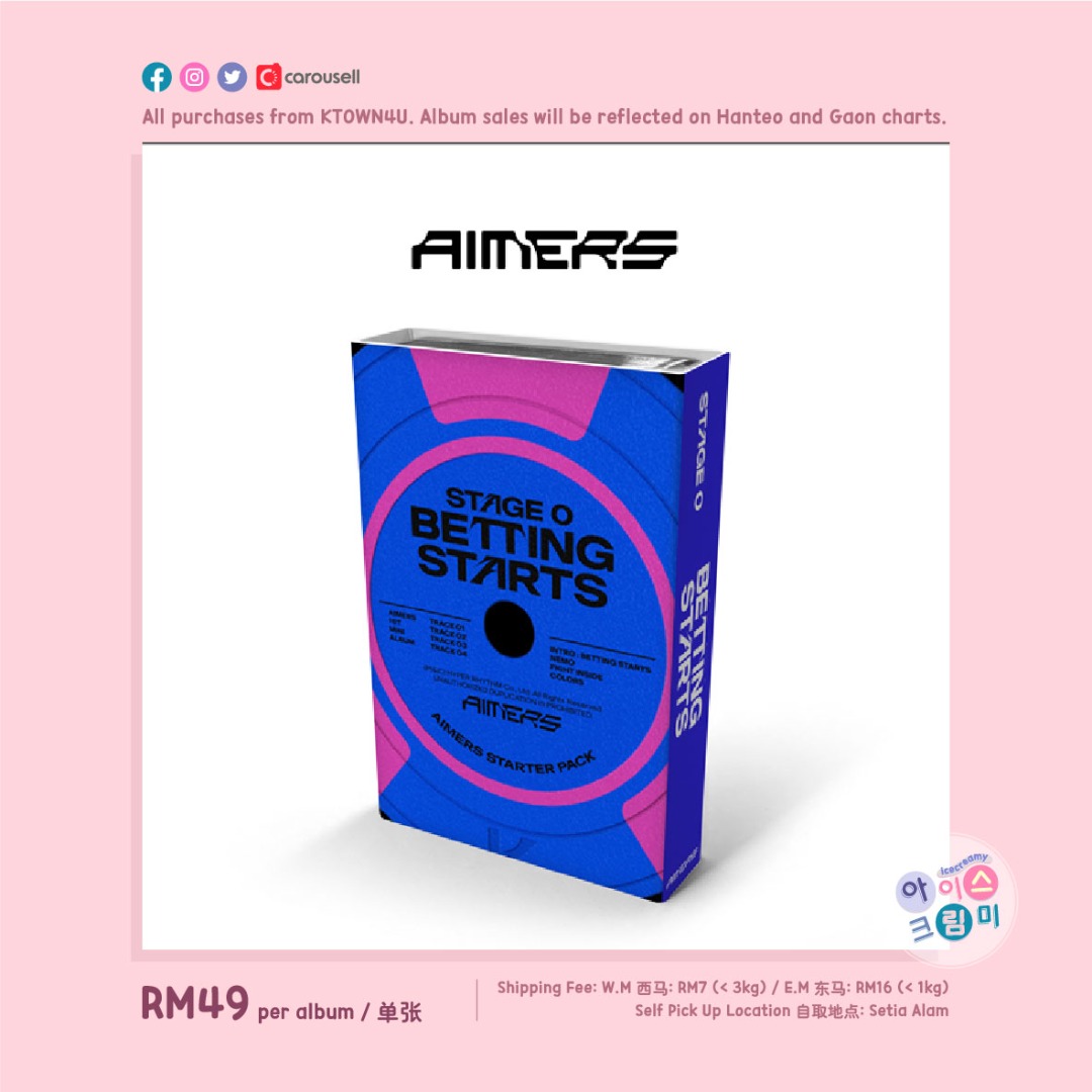 [PREORDER] AIMERS - STAGE 0. BETTING STARTS (1st Mini Album)(NEMO ...