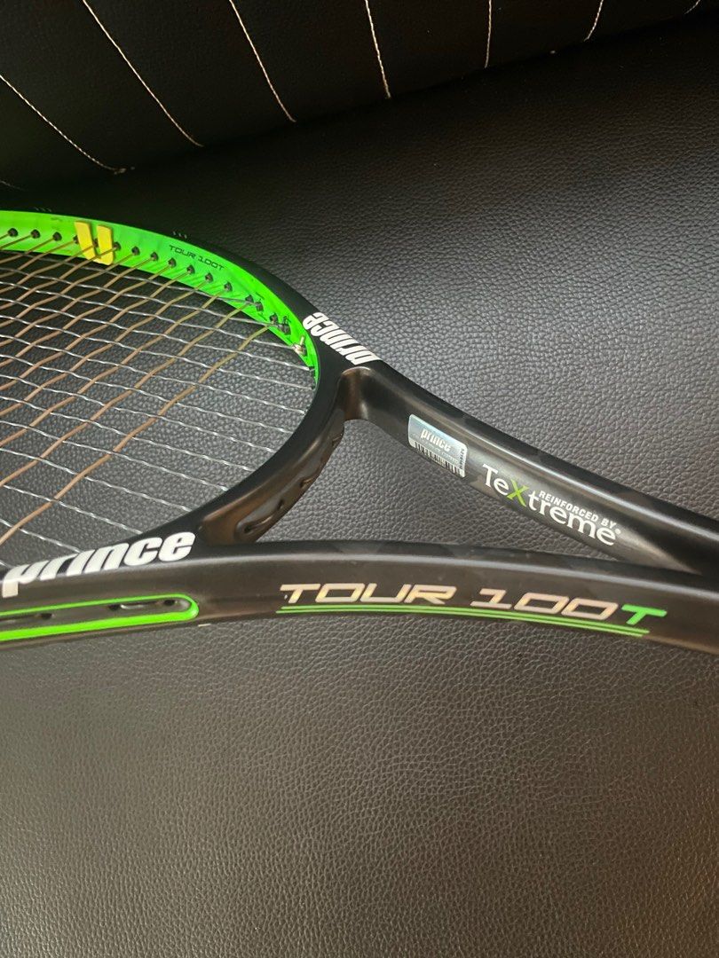 Prince TeXtreme Tour 100T Tennis Racket, Sports Equipment, Sports ...
