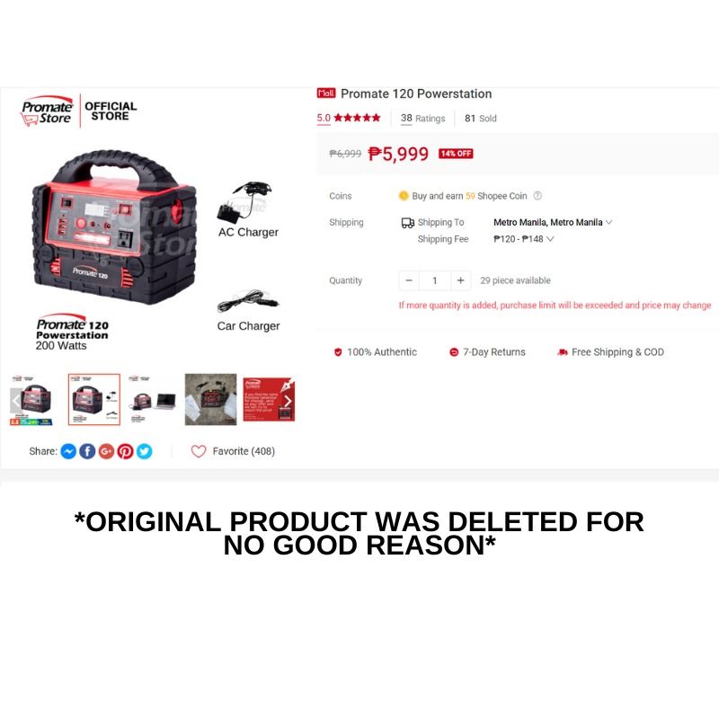 Promate 120 Powerstation, Looking For on Carousell