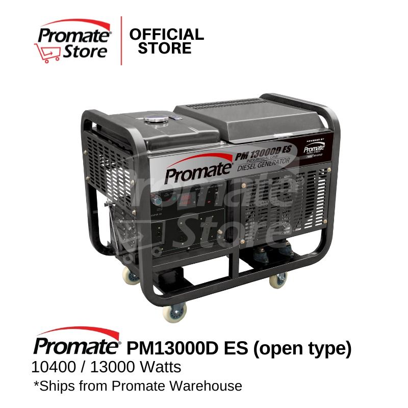 Promate PM13000D ES Diesel Generator (open), Commercial & Industrial ...