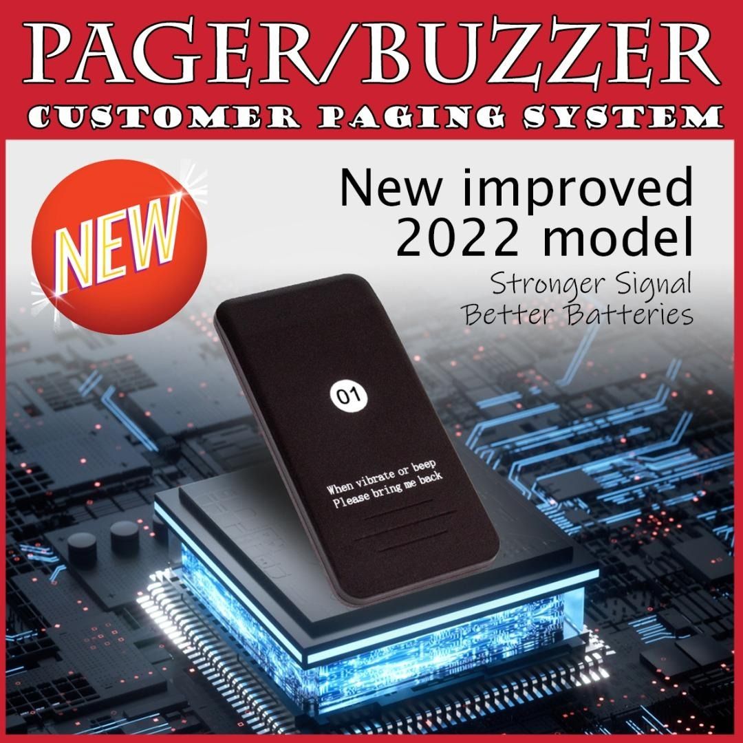 Queue Buzzer/Paging System/Pager-Super Long Distance, Computers & Tech ...