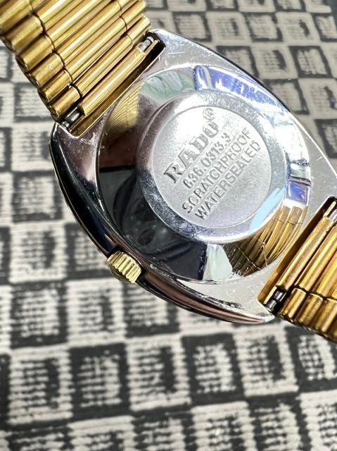 RADO DIASTAR SWISS MADE AUTOMATIC R12413313, Men's Fashion, Watches ...