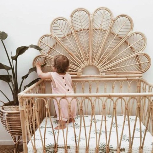 Rattan Baby Bed, Babies & Kids, Baby Nursery & Kids Furniture ...