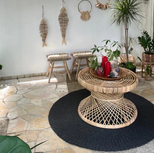 Rattan String Coffee Table, Furniture & Home Living, Furniture, Tables ...