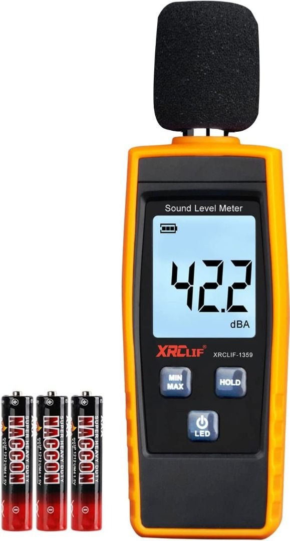 Ready stock! Decibel Meter Sound Level Reader 30-130dB(A), Hand-held ...