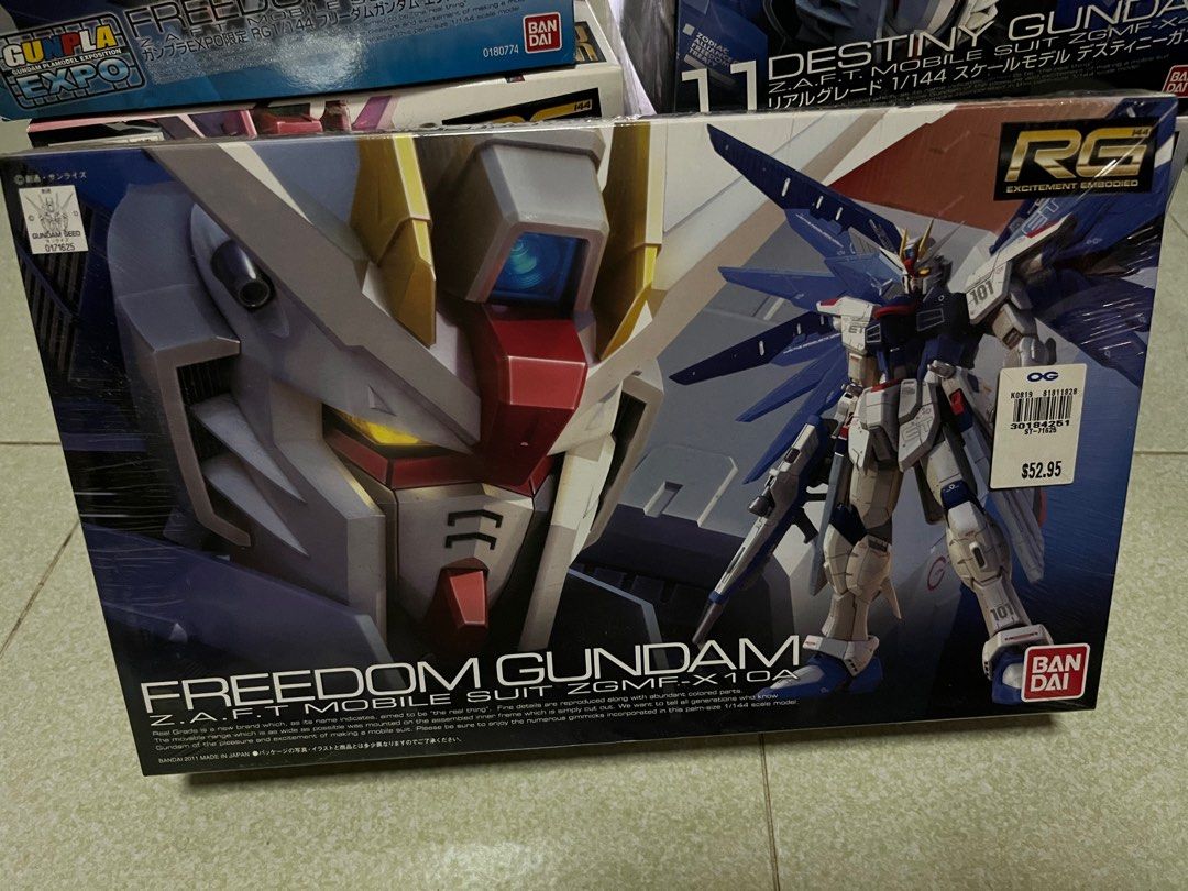 RG Freedom Gundam, Hobbies & Toys, Toys & Games on Carousell