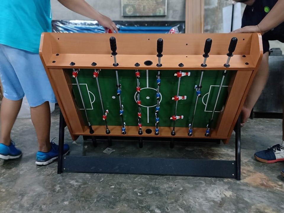 Rotating Multi Game Table 3 in 1 Air Hockey Football Pool Tables ...