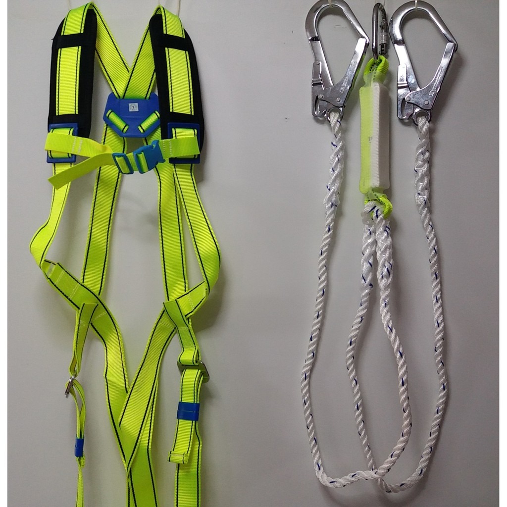 Safety Harness Double Lanyard Big Hook, Commercial & Industrial ...