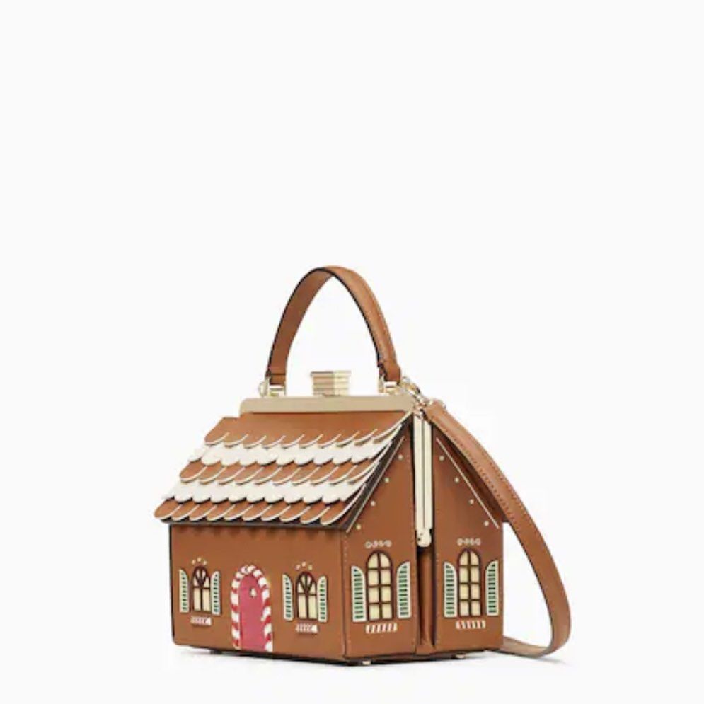 SALES COLLECTIBLE Kate Spade Gingerbread House Crossbody Slingbag Multi ...
