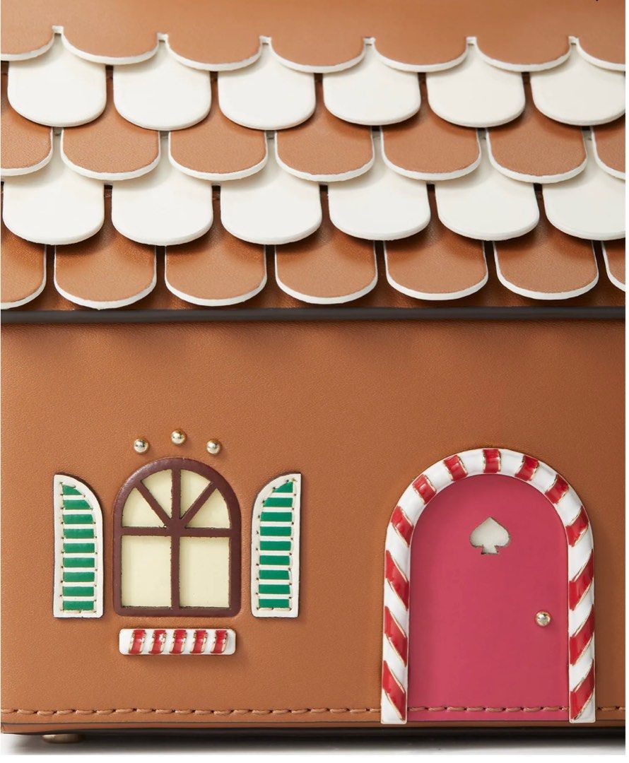 SALES COLLECTIBLE Kate Spade Gingerbread House Crossbody Slingbag Multi ...